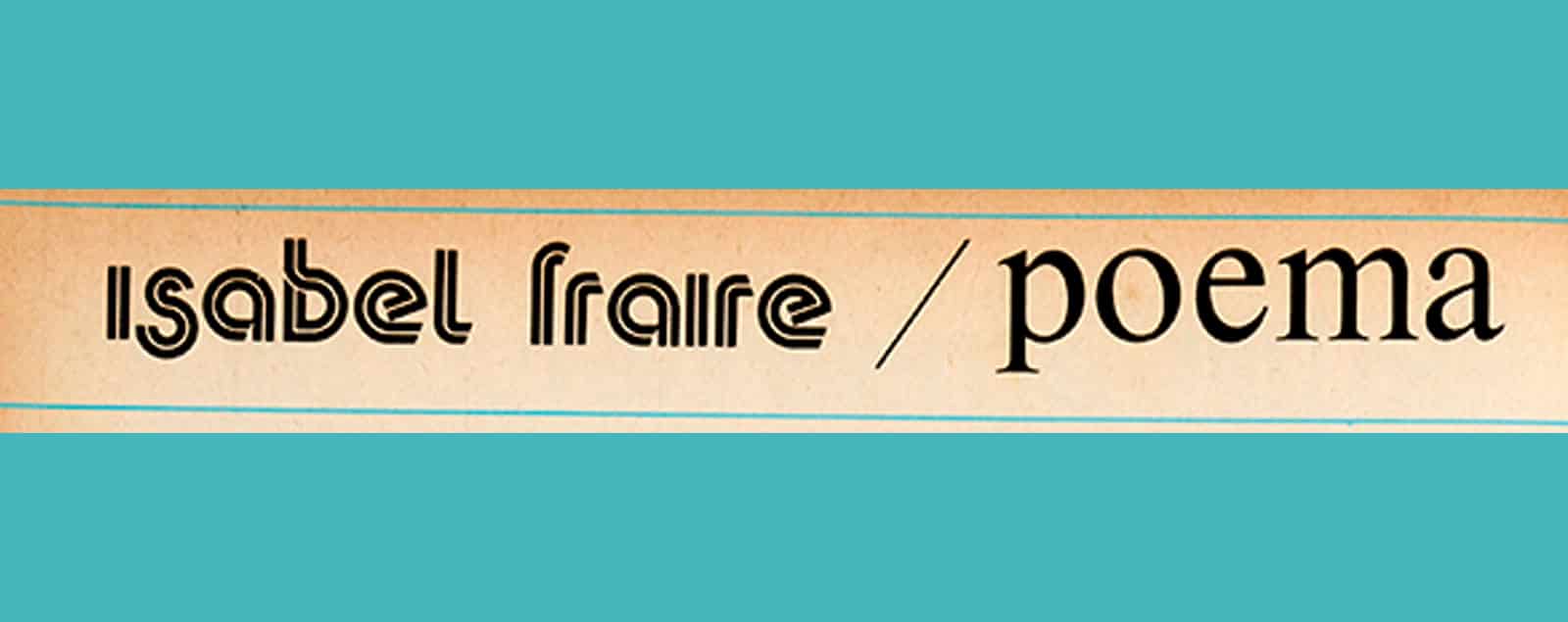 Isabel Fraire: Poema | Letras Libres