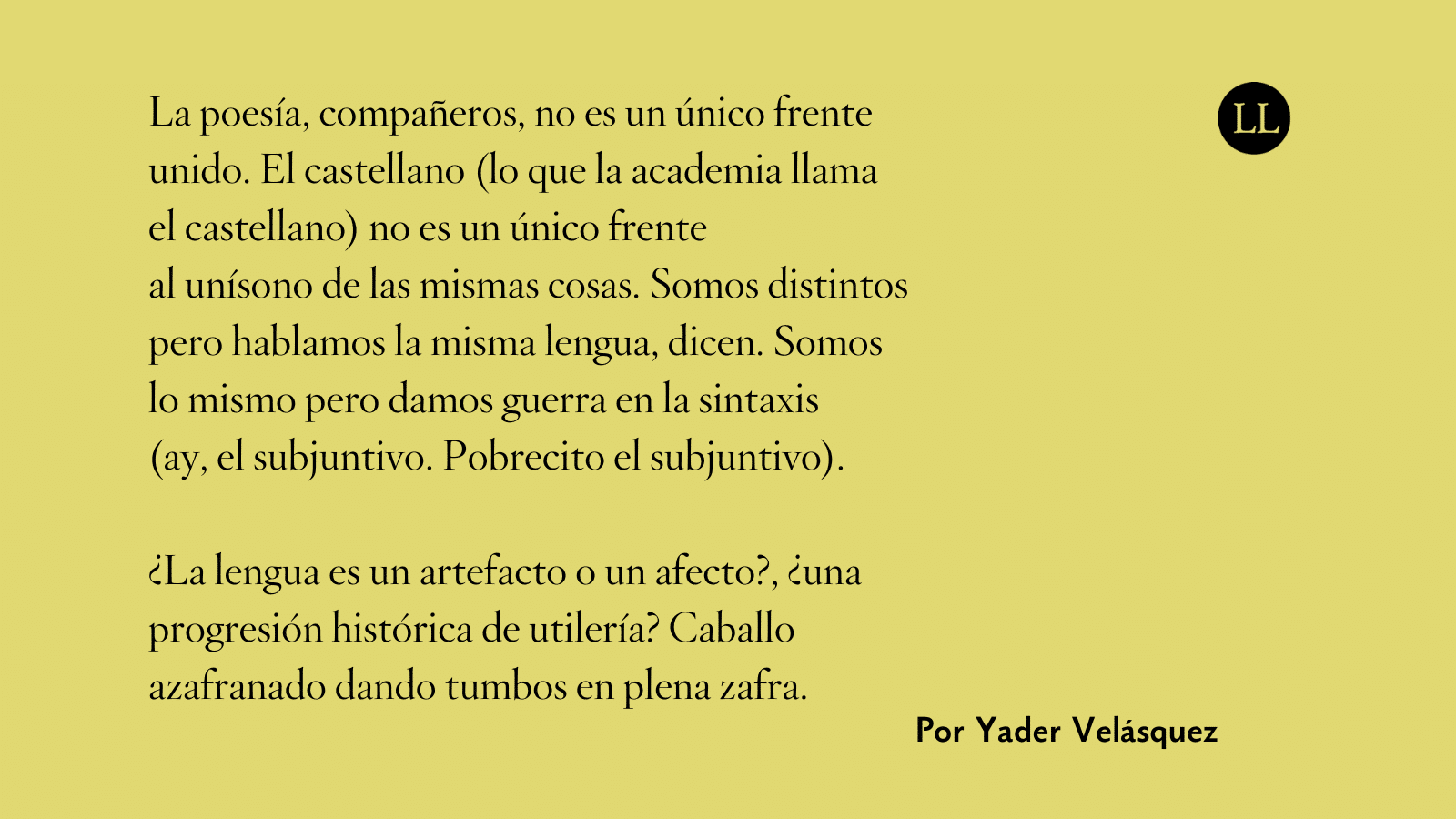 Dos poemas | Letras Libres