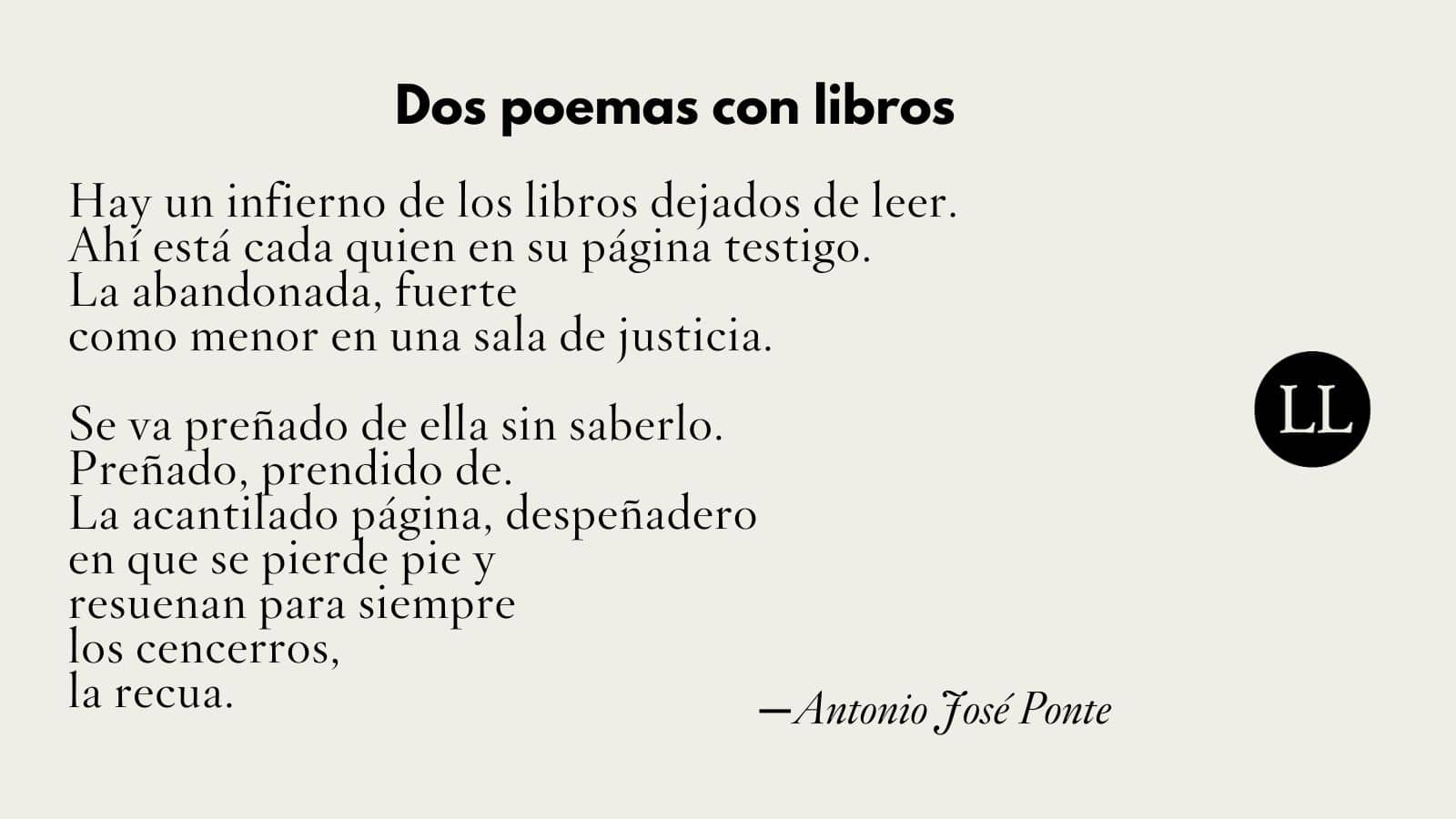 Dos poemas con libros | Letras Libres