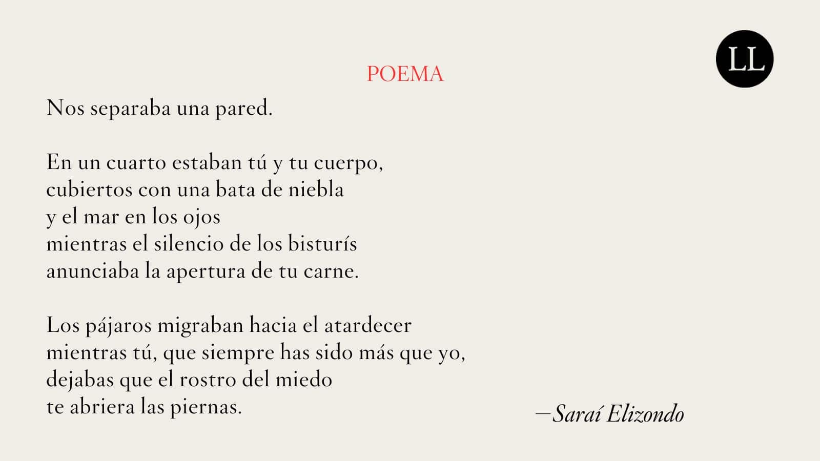 Poema | Letras Libres